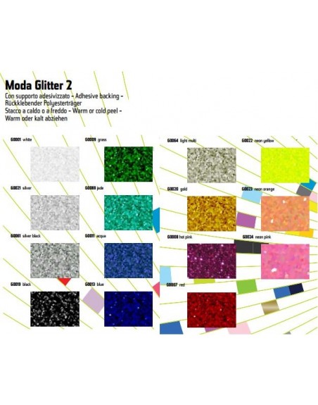 Glitter2 Starter Set mit 8 Farben